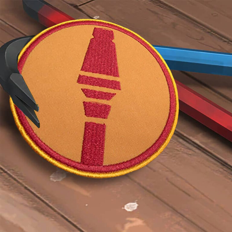Team Fortress 2 Soldier blue patch, TF2 patch embroidery gift