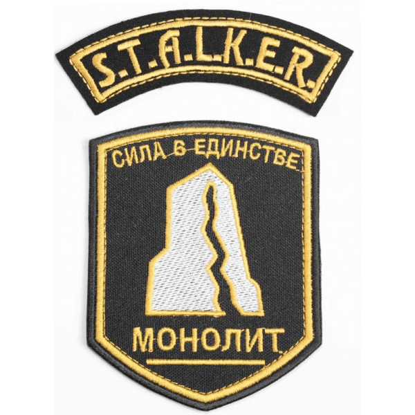 Stalker Monolith patch Airsoft Halloween tactical Iron-on, Velcro ...