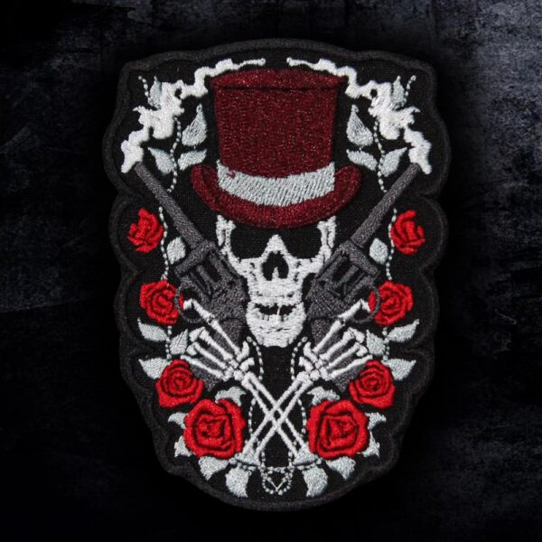 Hell Heart skeleton Patch Embroidered Sew-on | Iron-on | Velcro ...